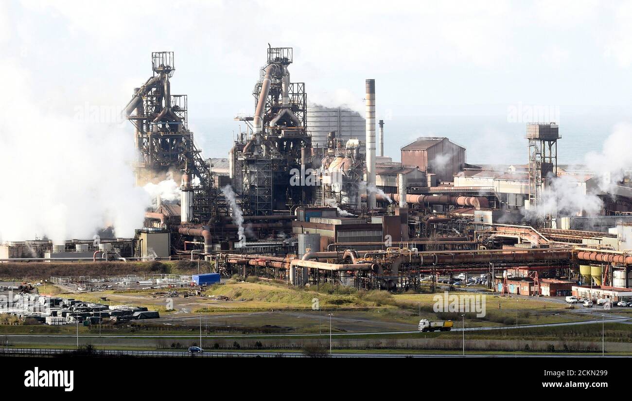 Tata Steel Steelworks In Port Talbot High Resolution Stock Photography ...