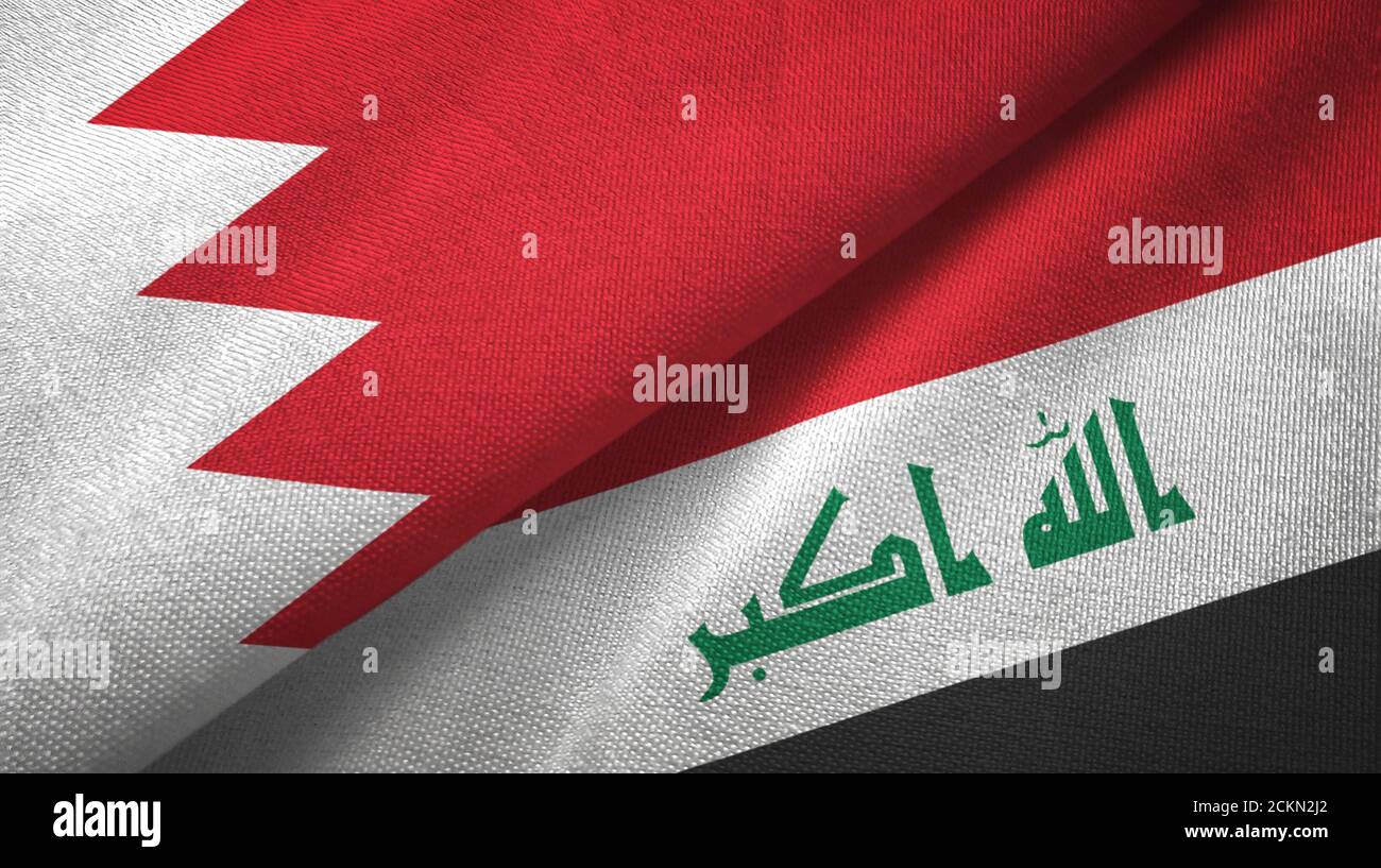 Iraq bahrain flag hi-res stock photography and images - Alamy