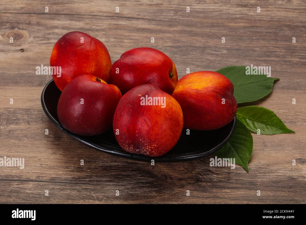 Sweet tasty ripe few nectarines fruit Stock Photo - Alamy