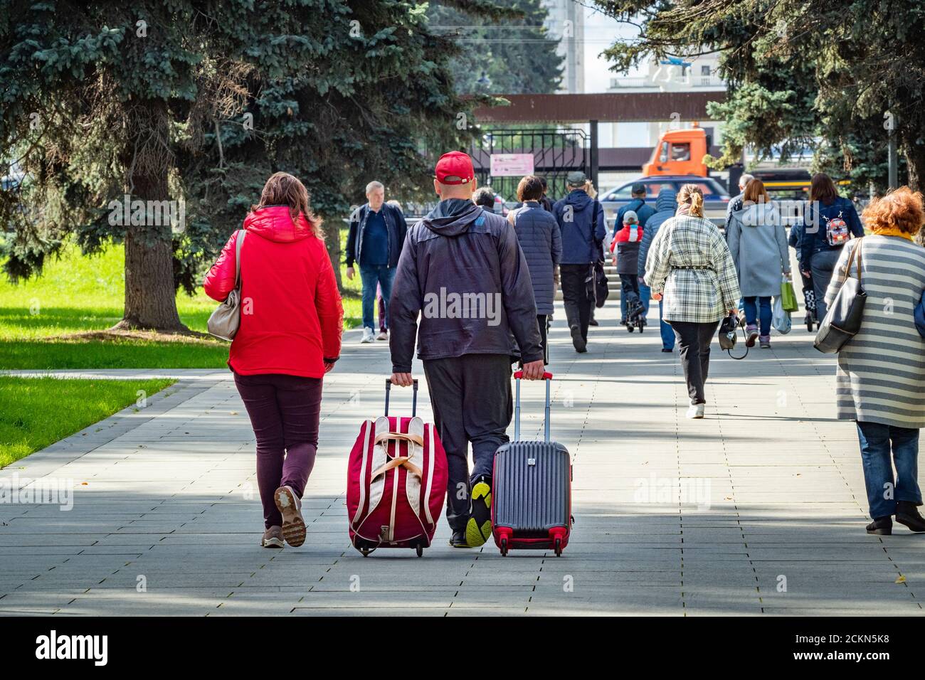 People on the street of Moscow, Russia Stock Photo - Alamy