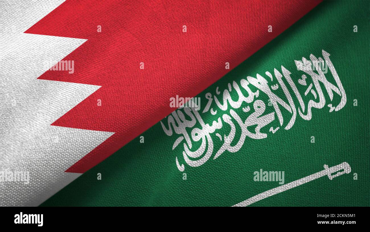 Saudi arabia bahrain flag hi-res stock photography and images - Alamy