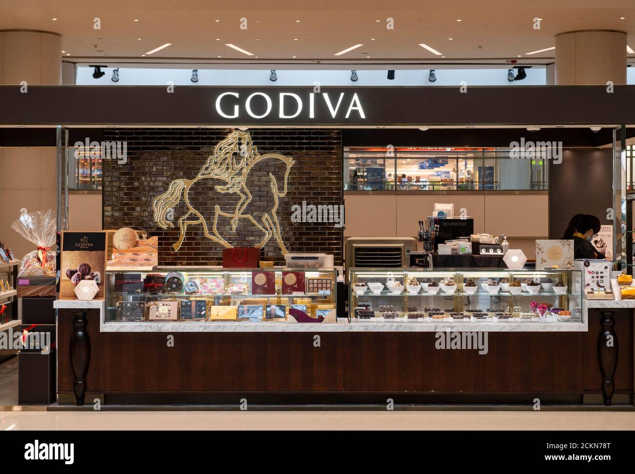 Godiva logo hi-res stock photography and images - Alamy