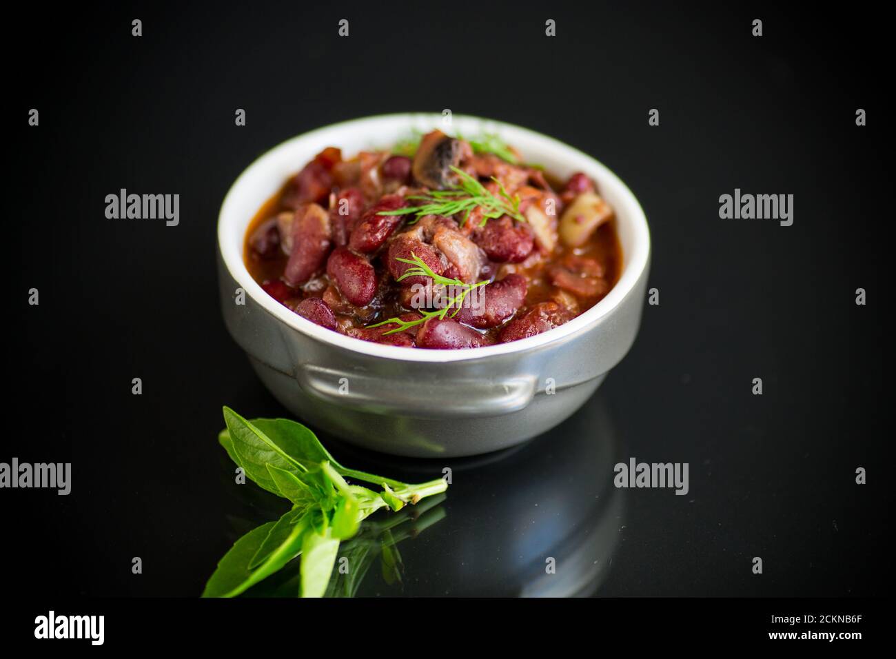 cooked boiled red beans with various vegetables Stock Photo - Alamy