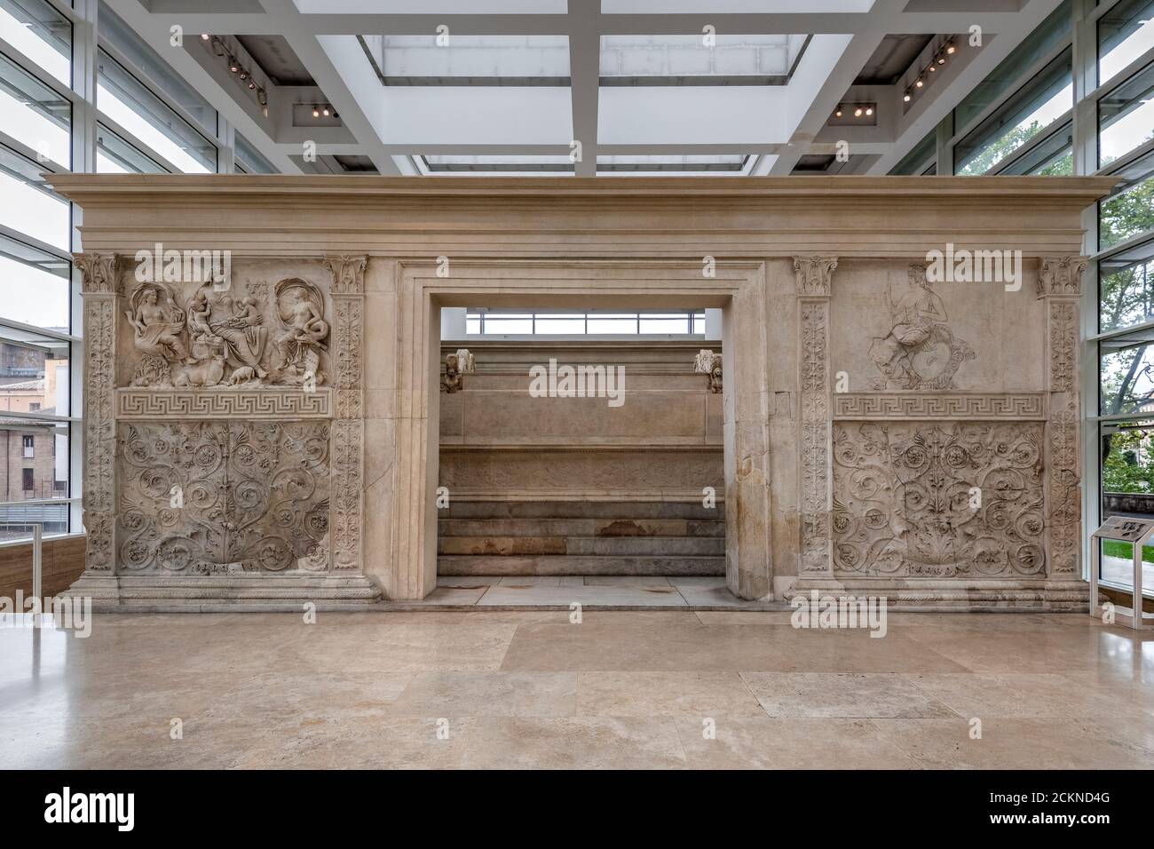 Ara Pacis Altar of Augustan Peace, Museum of Ara Pacis, Rome, Lazio ...