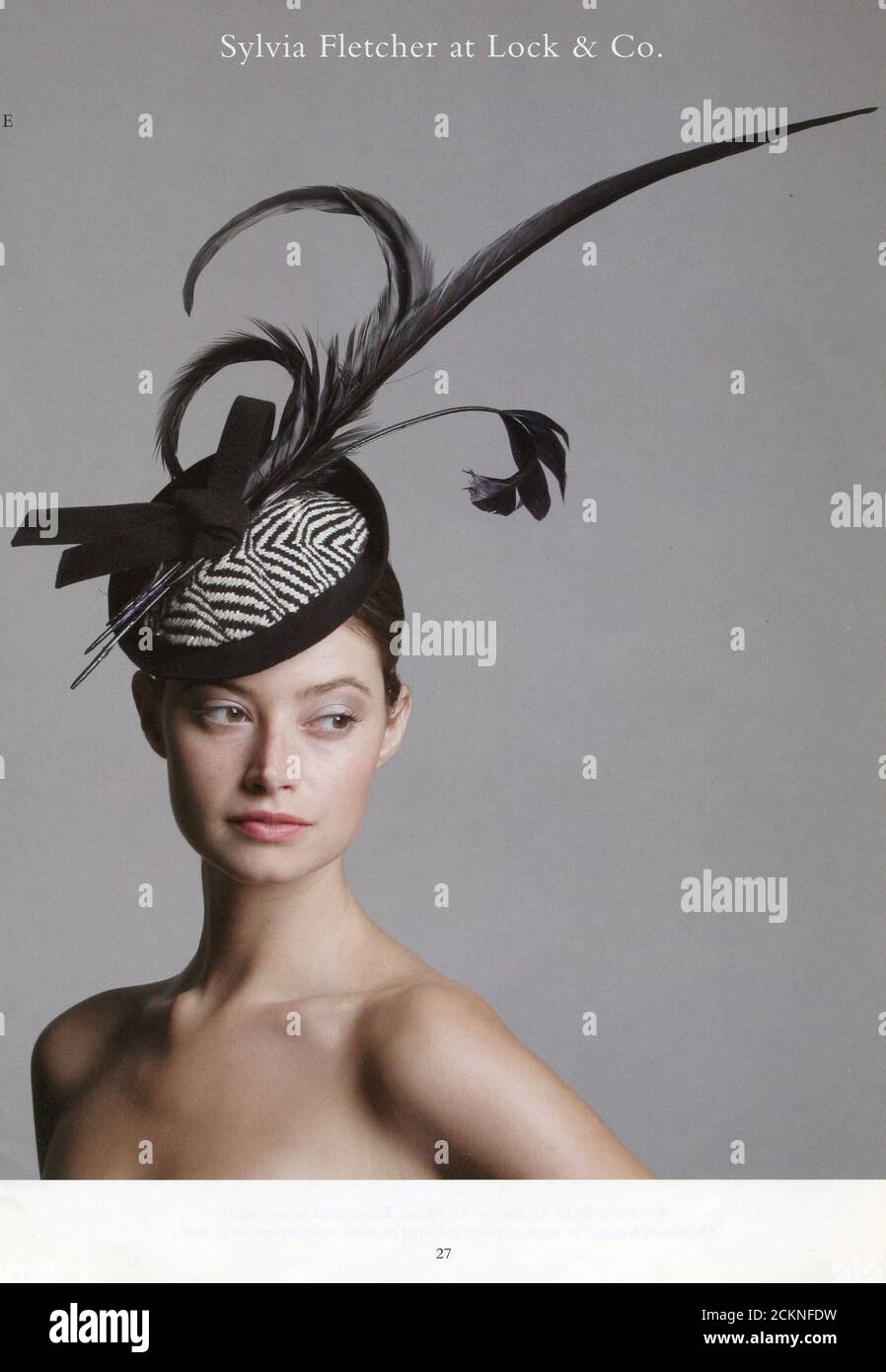 The inside of UK catalogue "James Lock & Co", october 2007 Stock Photo ...