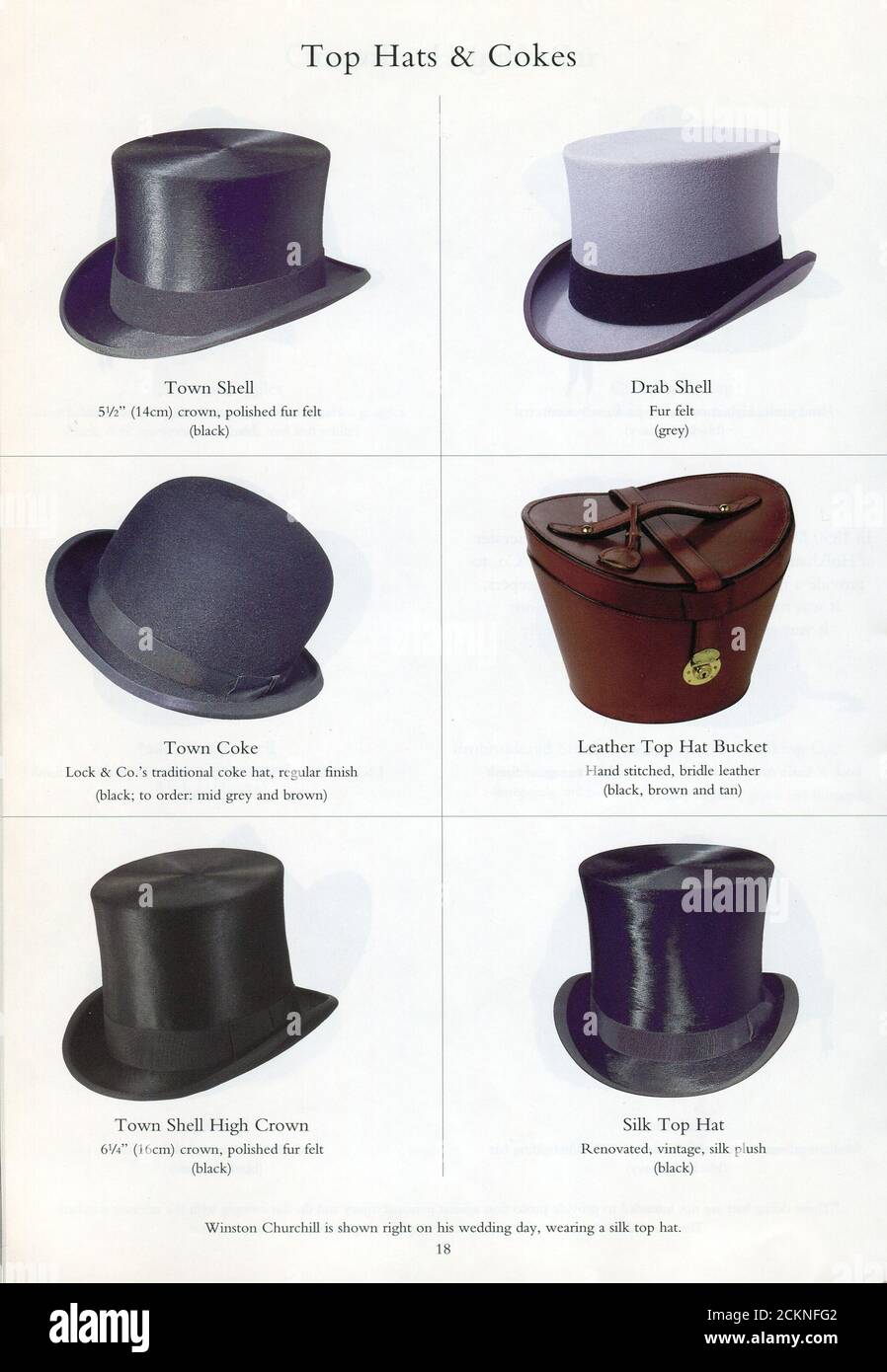 The inside of UK catalogue "James Lock & Co", october 2007 Stock Photo ...