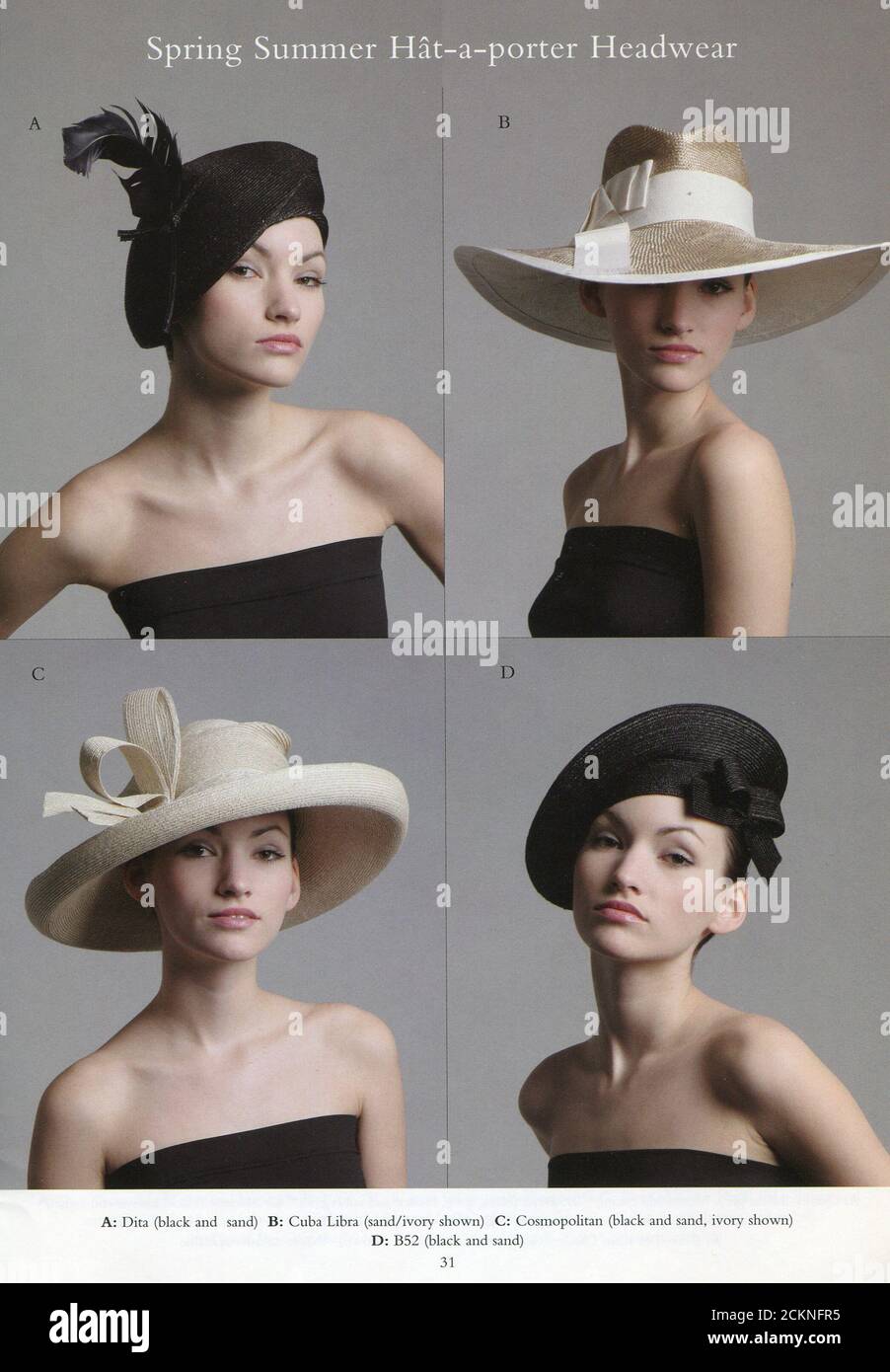 The inside of UK catalogue "James Lock & Co", october 2005 Stock Photo ...