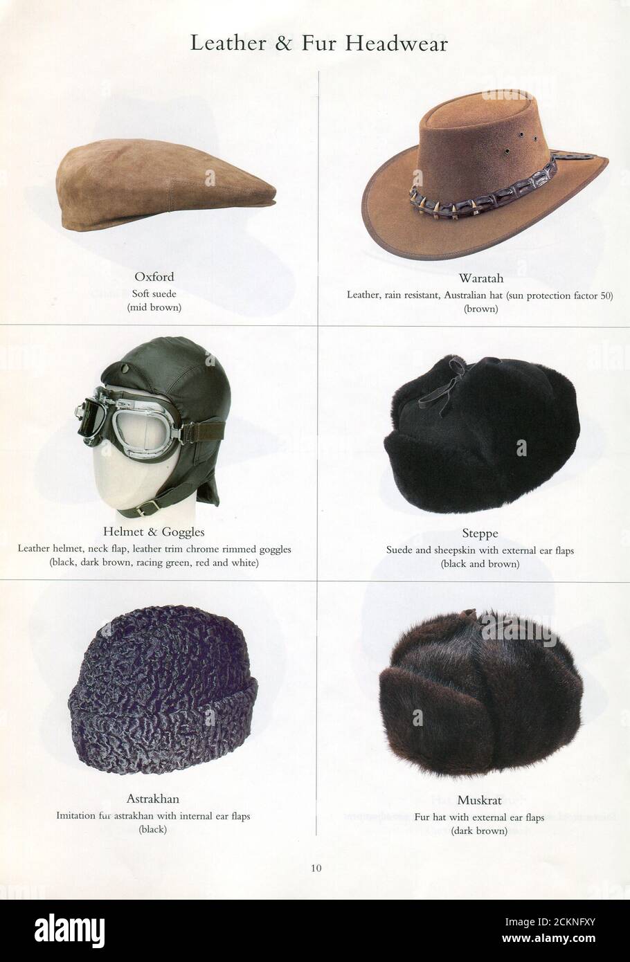 The inside of UK catalogue "James Lock & Co", october 2005 Stock Photo ...