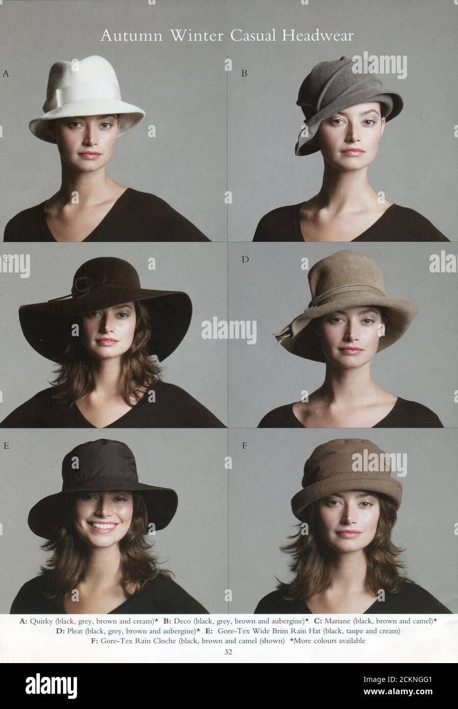 The inside of UK catalogue "James Lock & Co", october 2007 Stock Photo ...