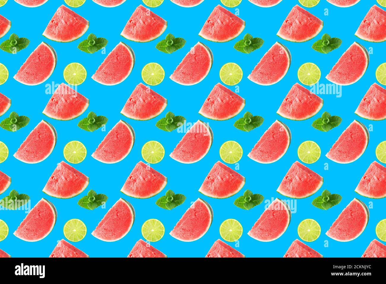 Pattern of fresh fruits isolated on creative colored texture Stock ...
