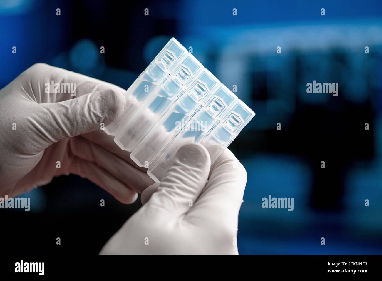 Doctor Or Scientist Holding Vaccine For Injection From SARS Coronavirus ...