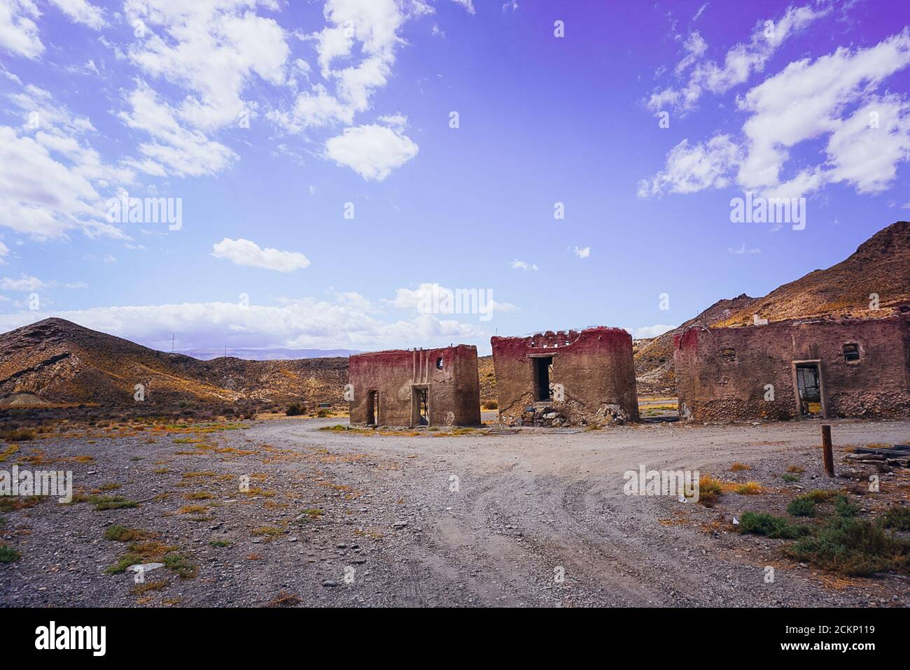Abandoned rural area in a dry field during daylight Stock Photo - Alamy