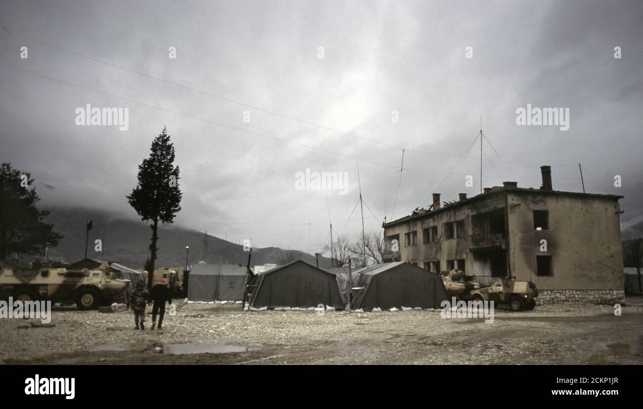 6th December 1995 During the war in Bosnia: the French Legionnaires ...