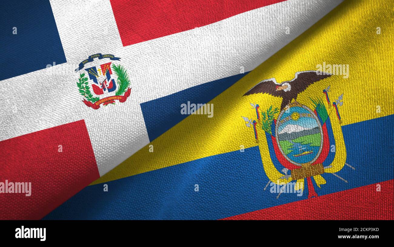 Dominican republic ecuador flag hi-res stock photography and images - Alamy