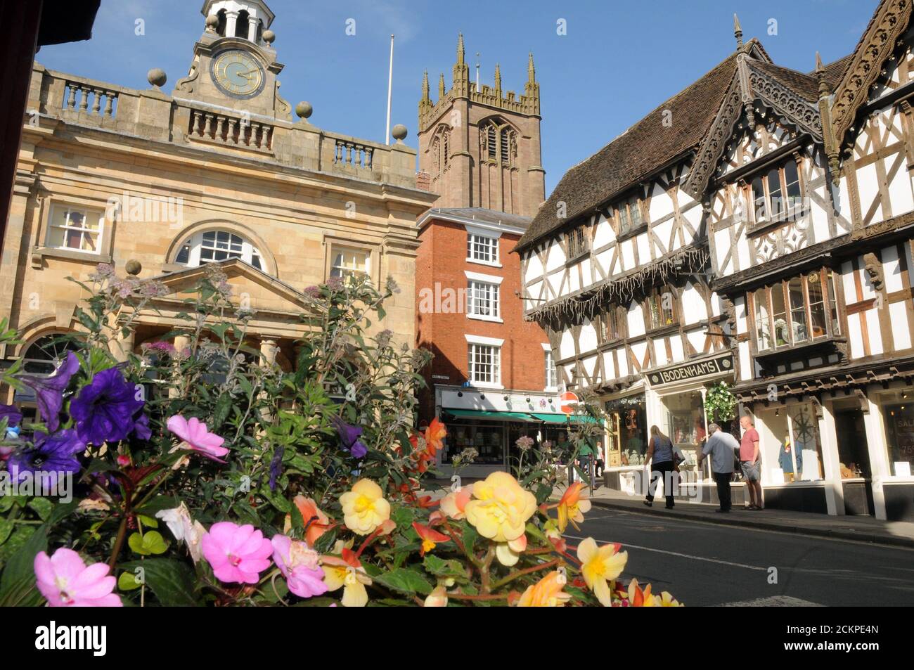 Ludlow town centre hi-res stock photography and images - Alamy