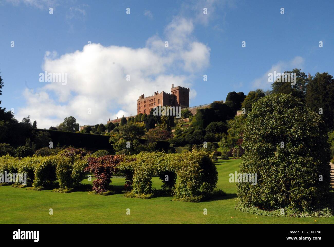 Powis castle 13th century hi-res stock photography and images - Alamy