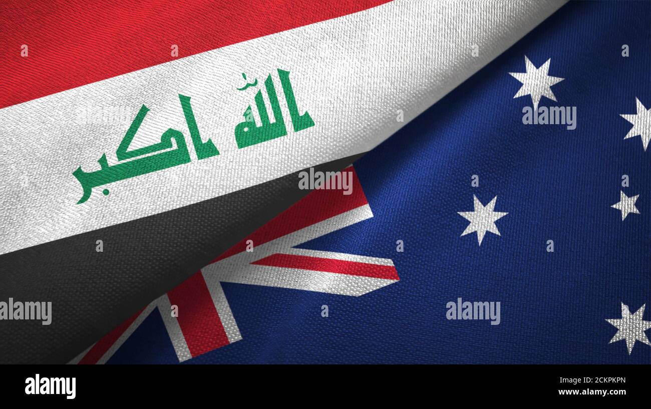 Australia iraq flag hi-res stock photography and images - Alamy