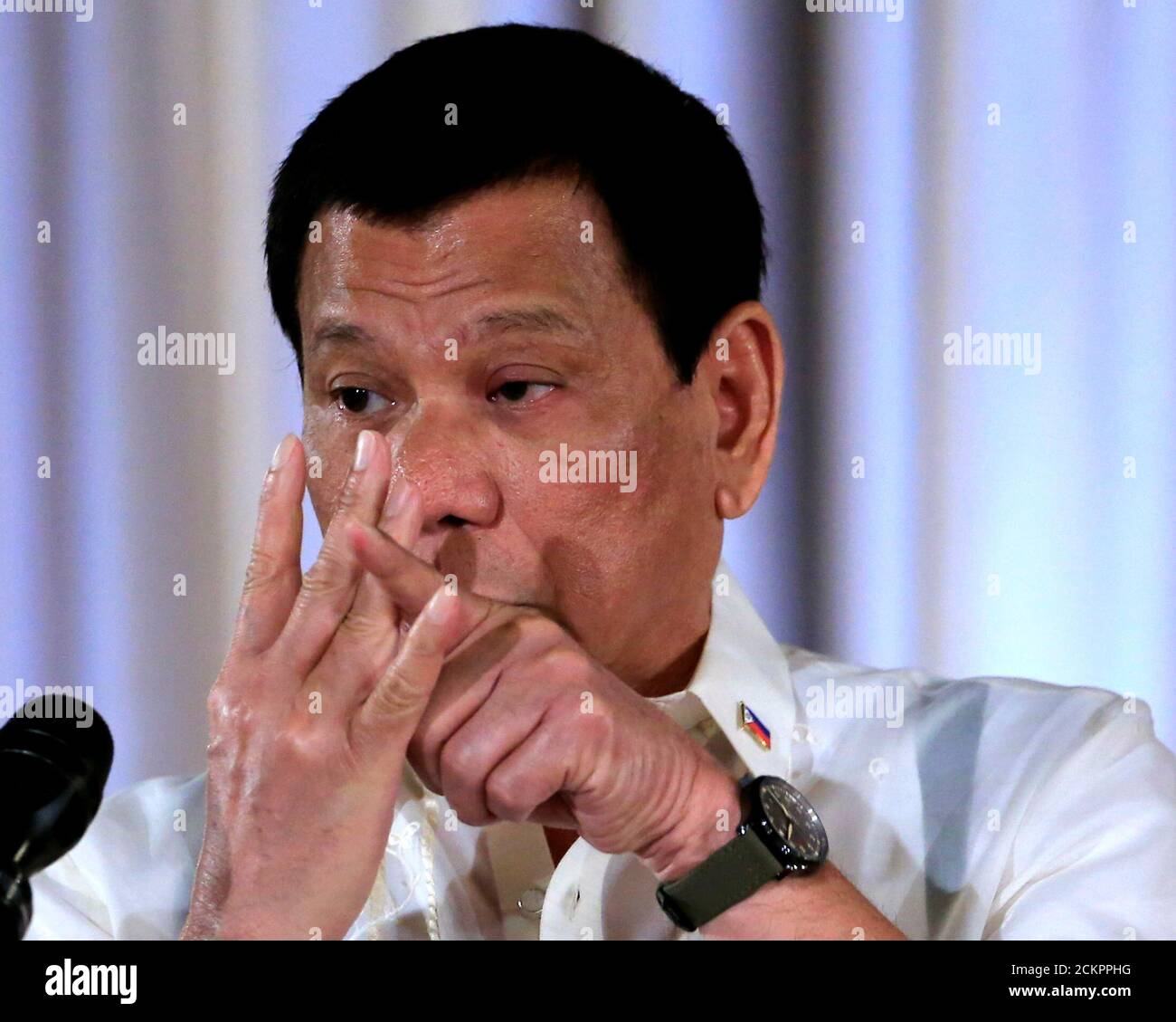 Rodrigo duterte speech philippine 2017 hi-res stock photography and ...