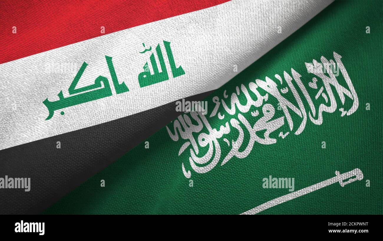 Saudi arabia iraq flag hi-res stock photography and images - Alamy
