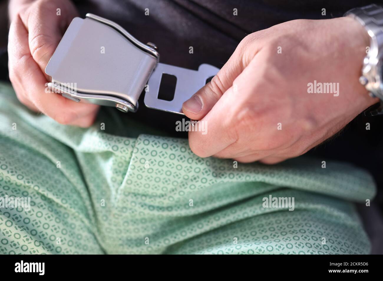 Close up of male hand hold safety equipment Stock Photo - Alamy