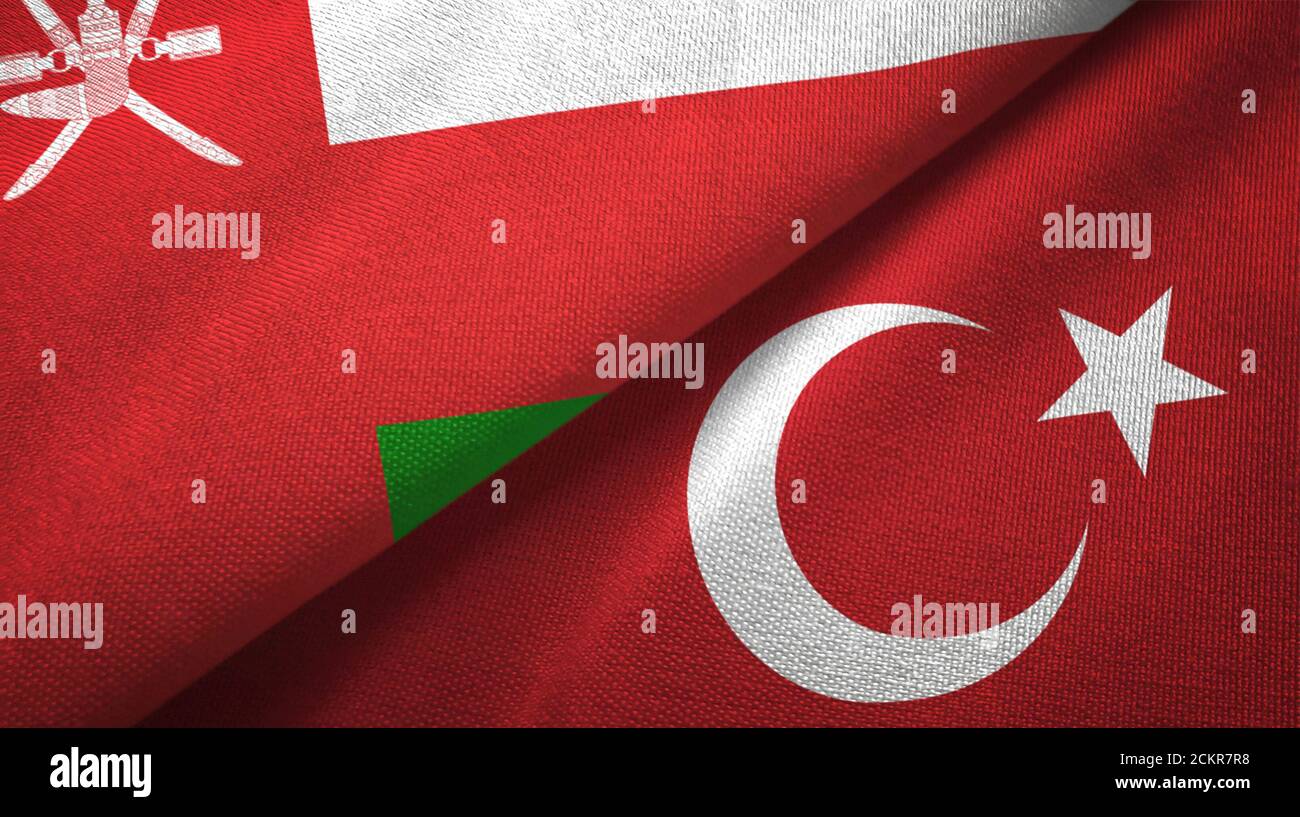 Oman turkey flag hi-res stock photography and images - Alamy