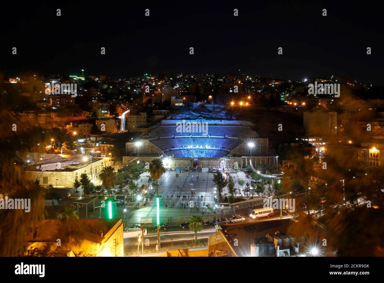 Roman amphitheater downtown amman jordan hi-res stock photography and ...