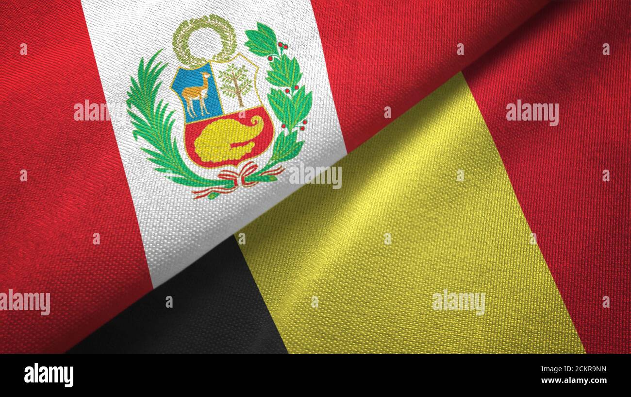 Belgium peru flag hi-res stock photography and images - Alamy