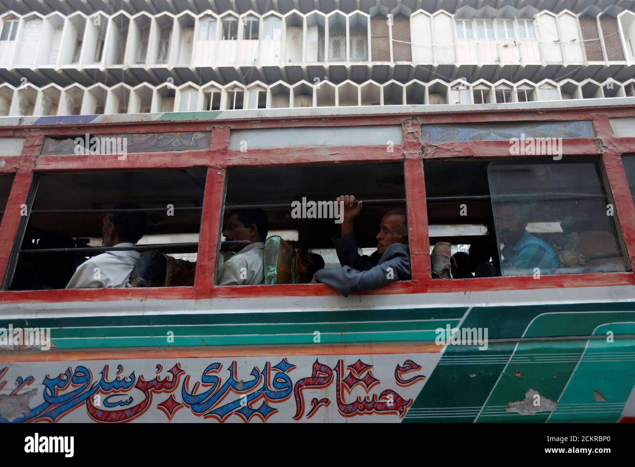 Pakistan bus passengers hi-res stock photography and images - Alamy