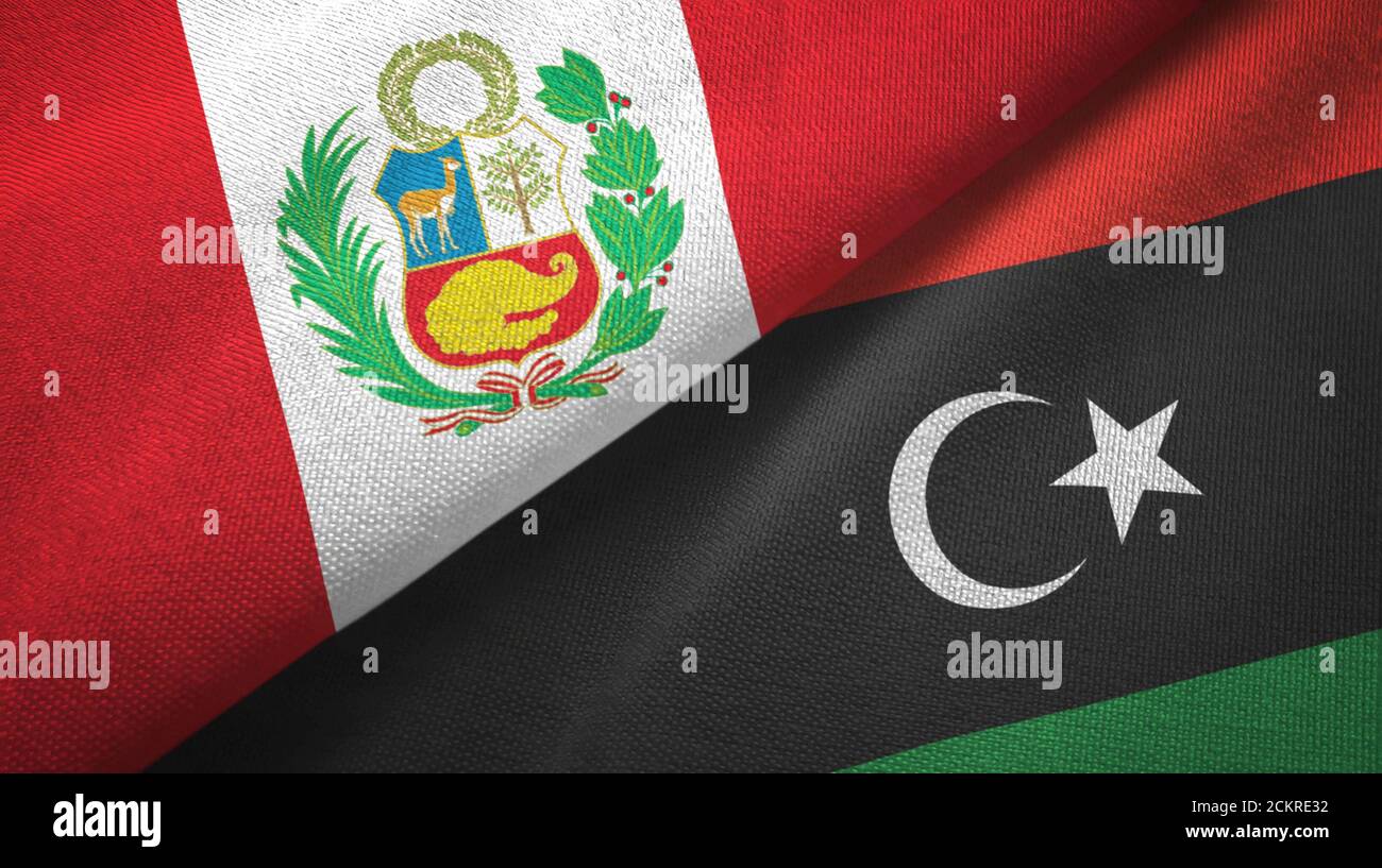 Libya peru flag hi-res stock photography and images - Alamy