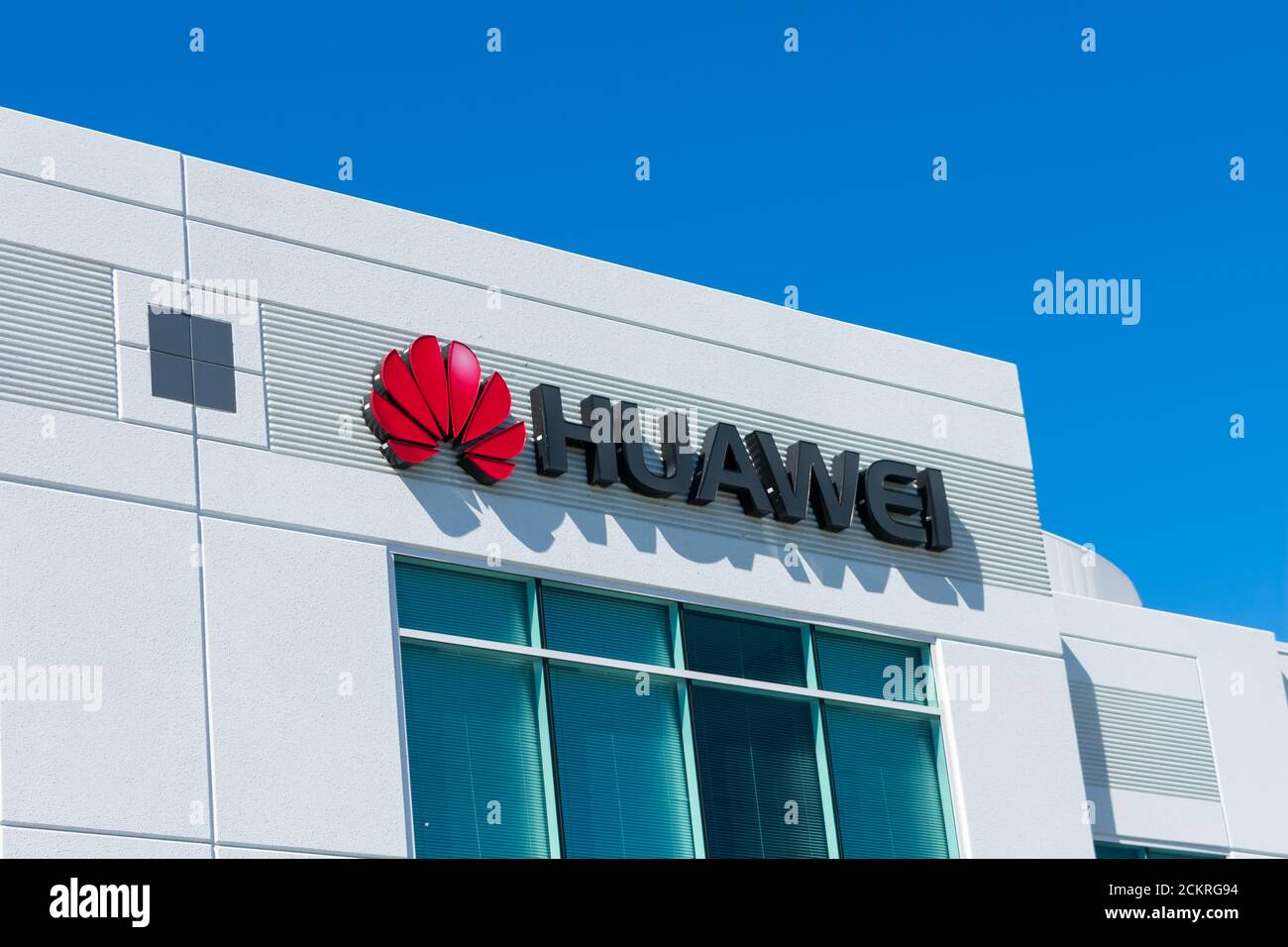 Huawei Technologies research and development campus exterior in Silicon ...