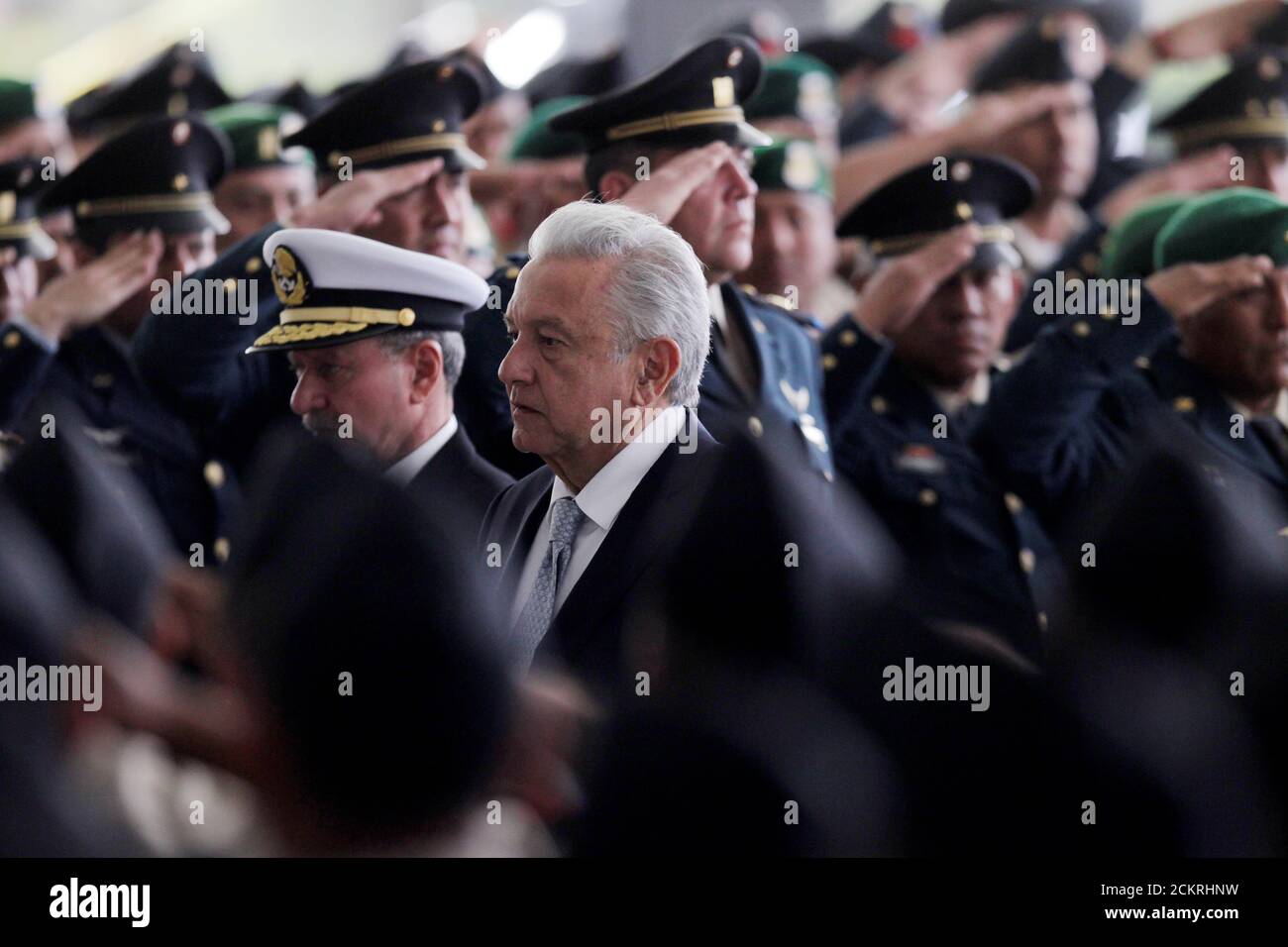 Andres manuel lopez obrador army hi-res stock photography and images ...