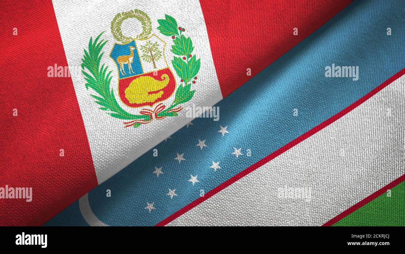 Uzbekistan peru flag hi-res stock photography and images - Alamy