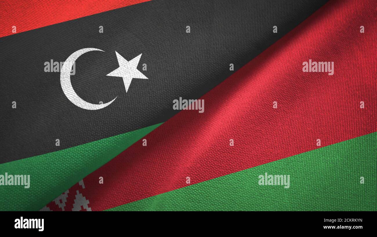 Libya belarus flag hi-res stock photography and images - Alamy