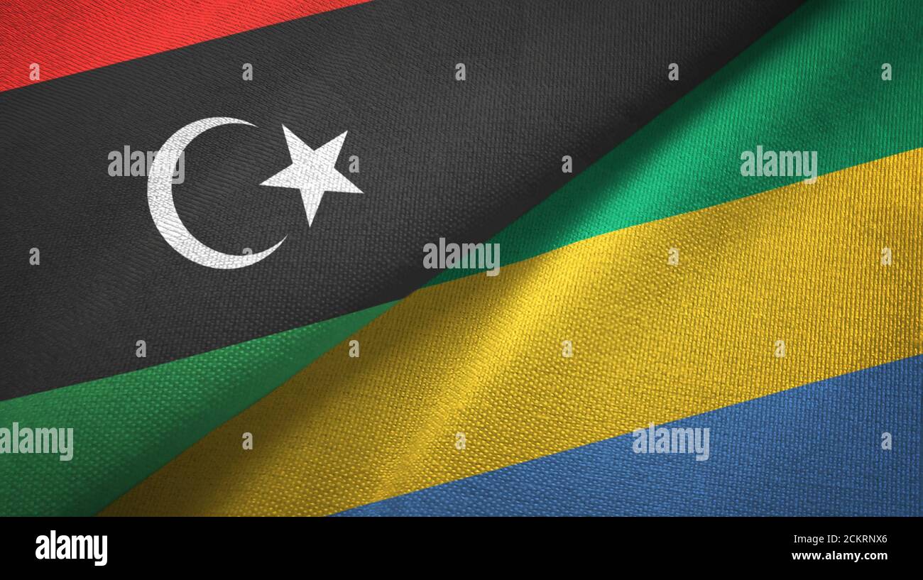 Libya gabon flag hi-res stock photography and images - Alamy