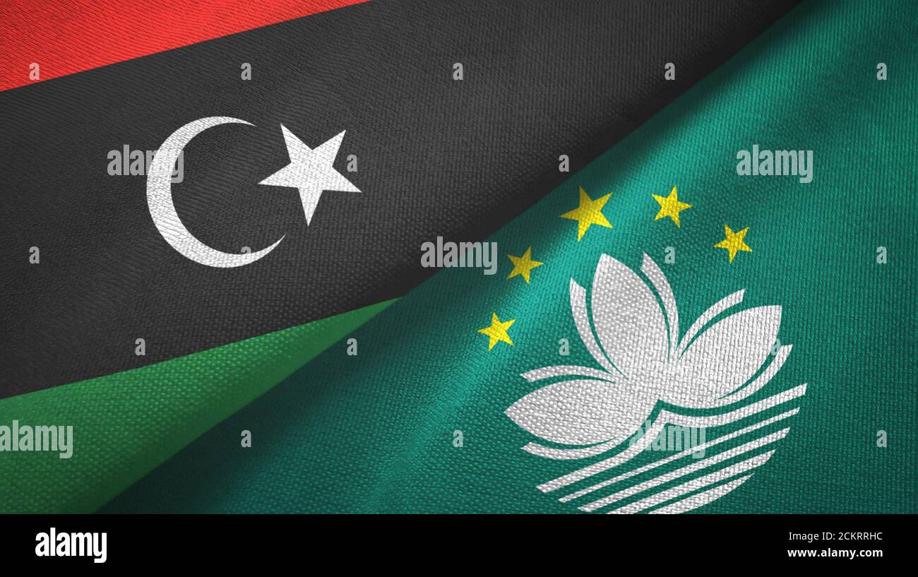 Macau libya flag hi-res stock photography and images - Alamy