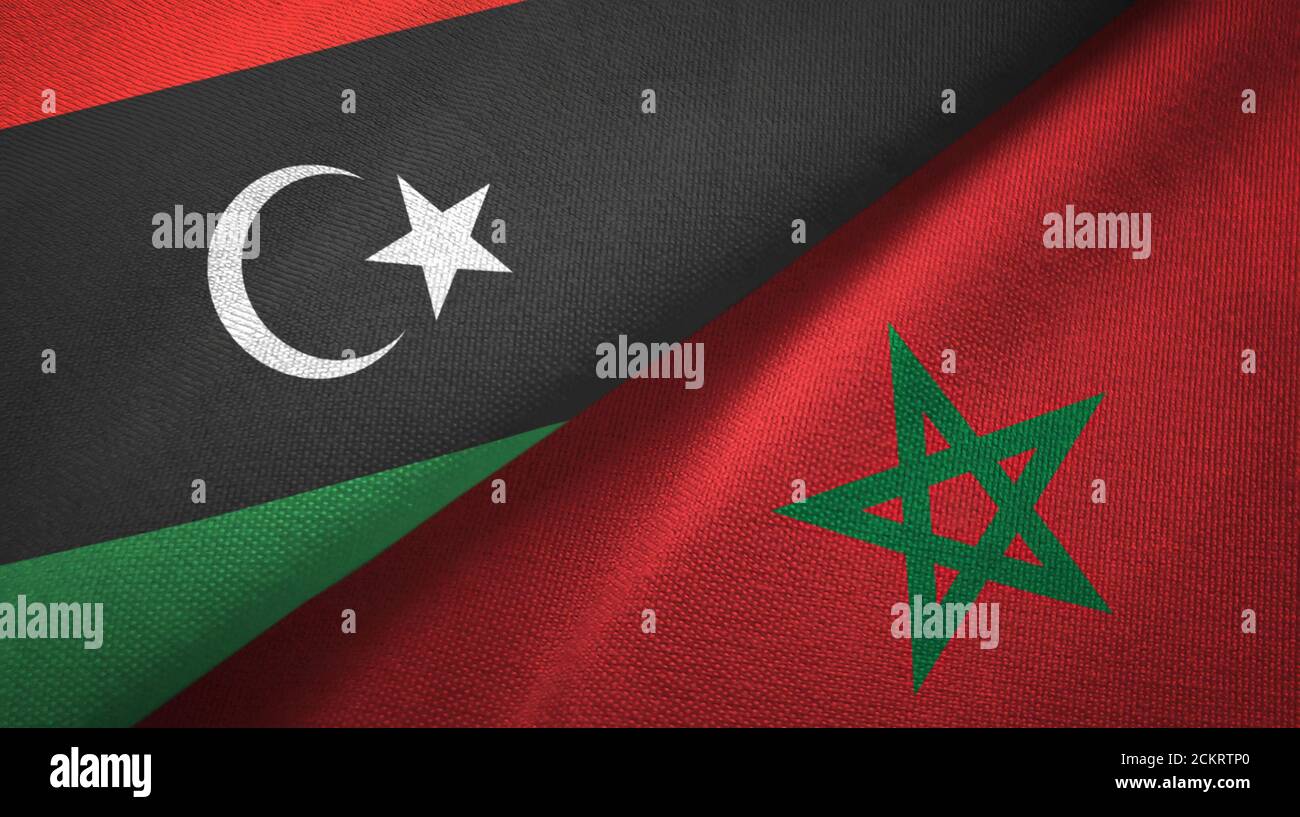 Libya morocco flag hi-res stock photography and images - Alamy