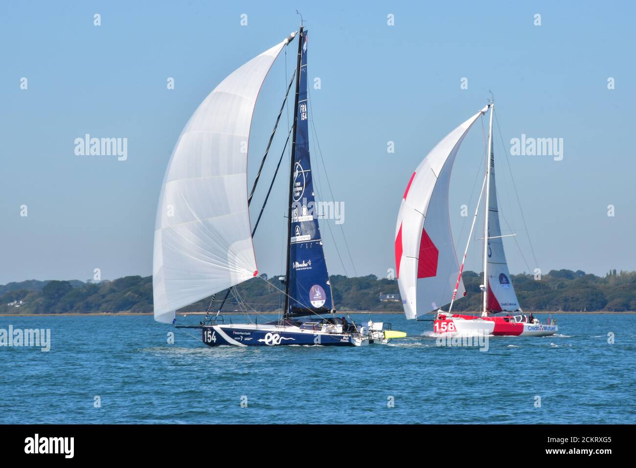 Yachts, The Solent Stock Photo - Alamy
