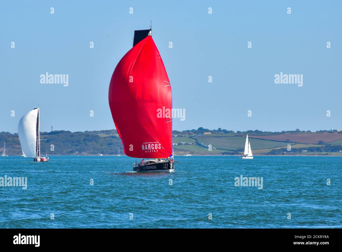 Yachts, The Solent Stock Photo - Alamy
