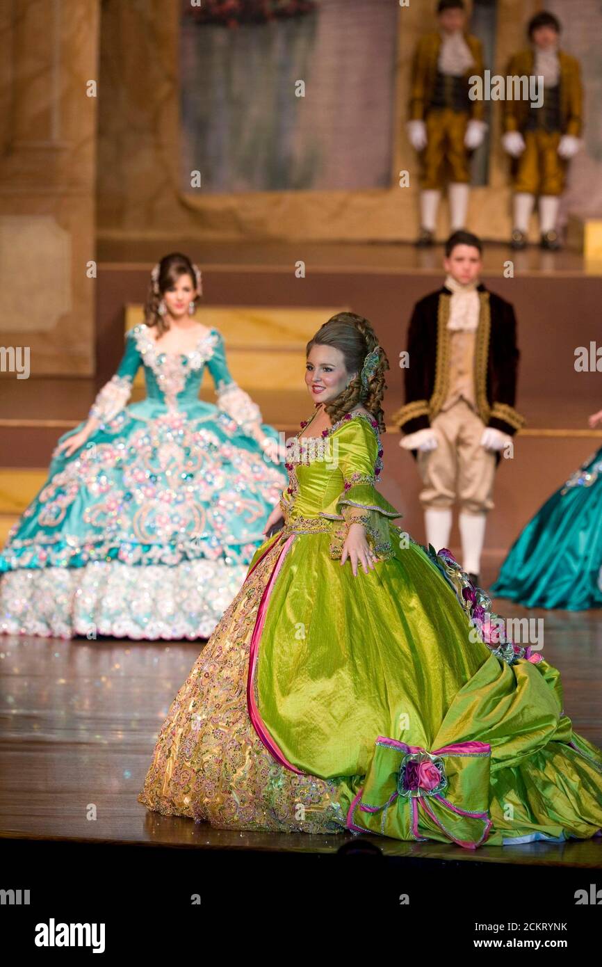 Laredo, TX February 20, 2009: Society of Martha Washington pageant ...