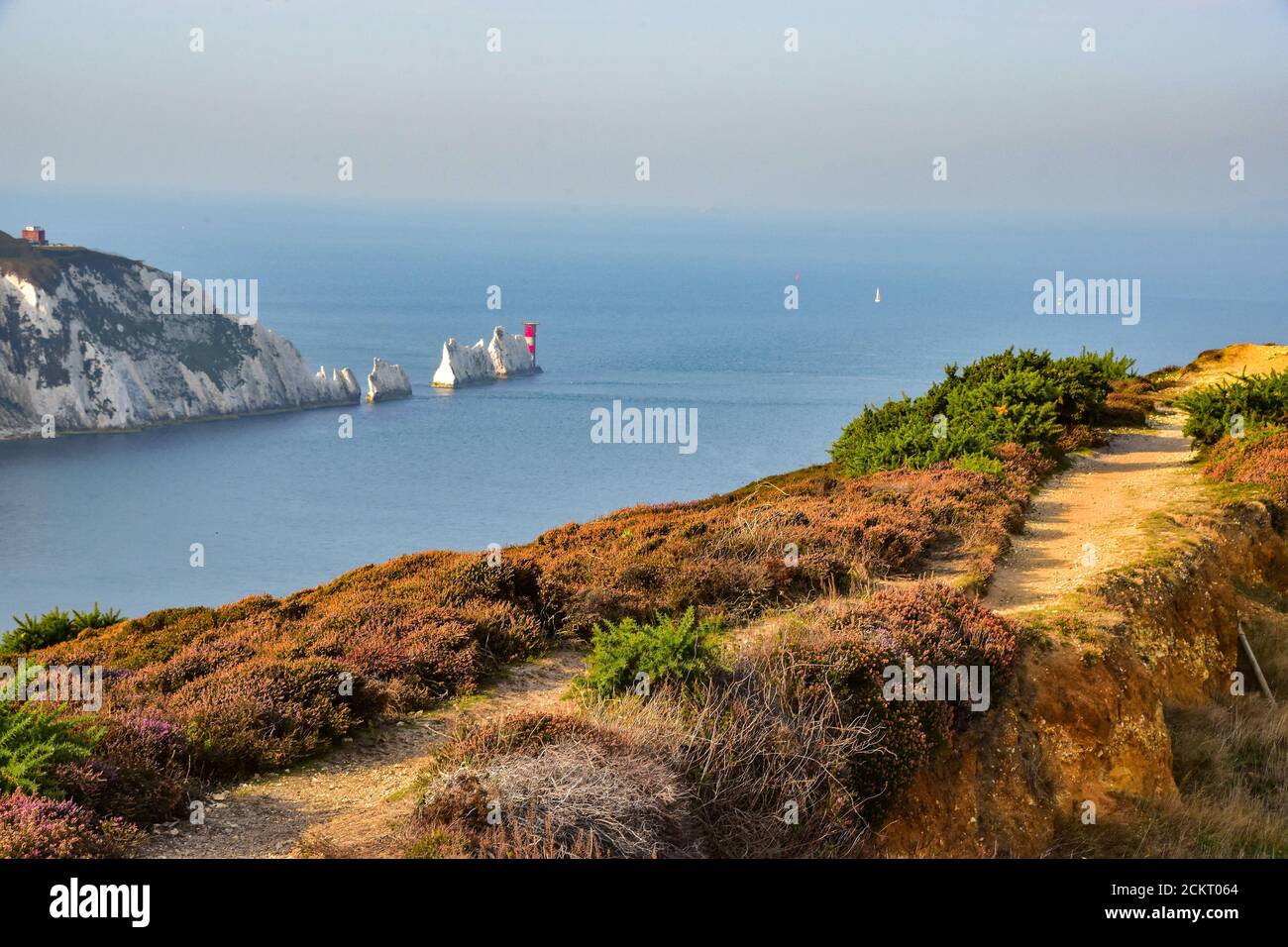 The Needles Lighthouse, Isle of Wight Stock Photo - Alamy