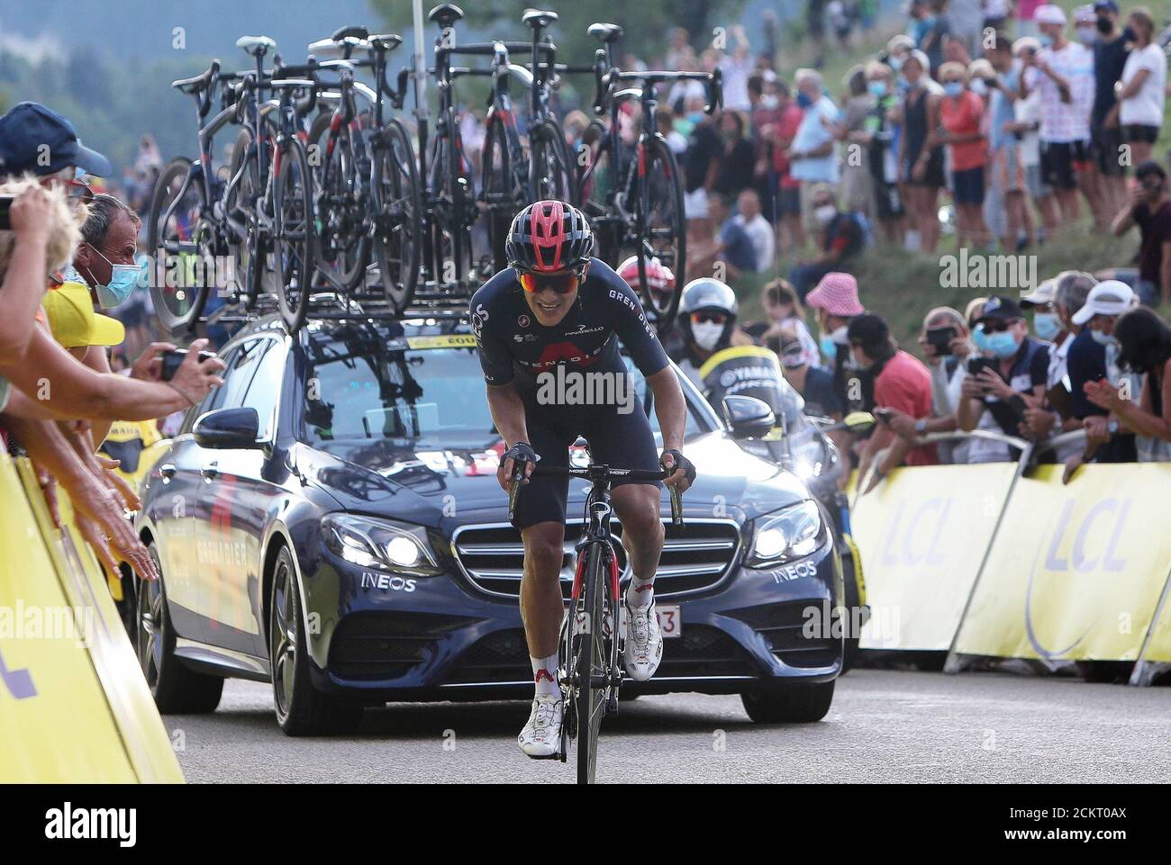 Richard Carapaz of Ineos Grenadiers during the Tour de France 2020 ...