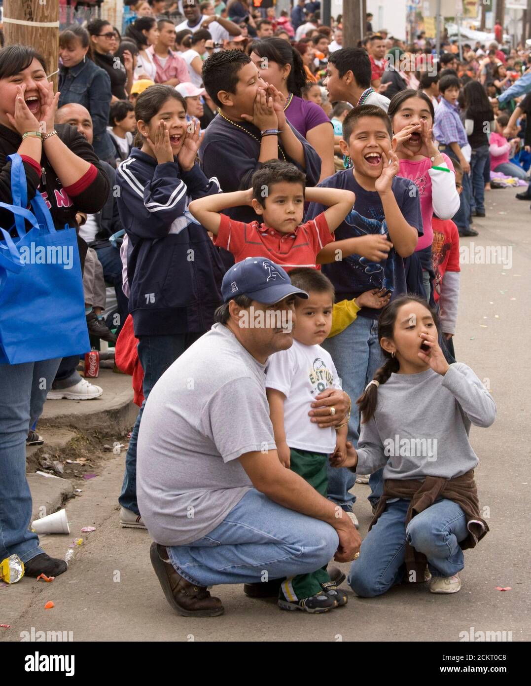 Laredo, TX February 22, 2009:112th annual festival parade celebrating ...
