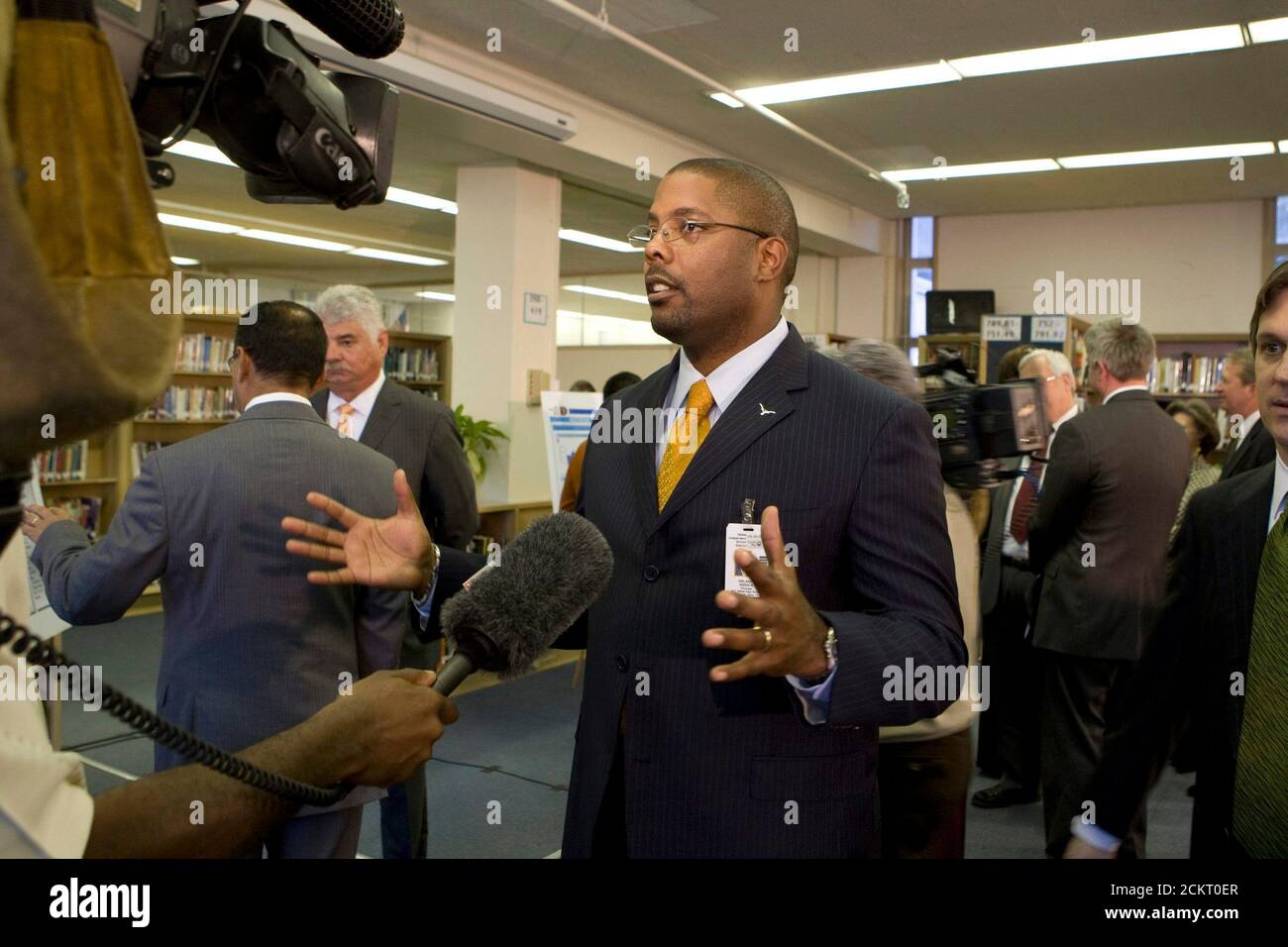 Black male high school principal hi-res stock photography and images ...