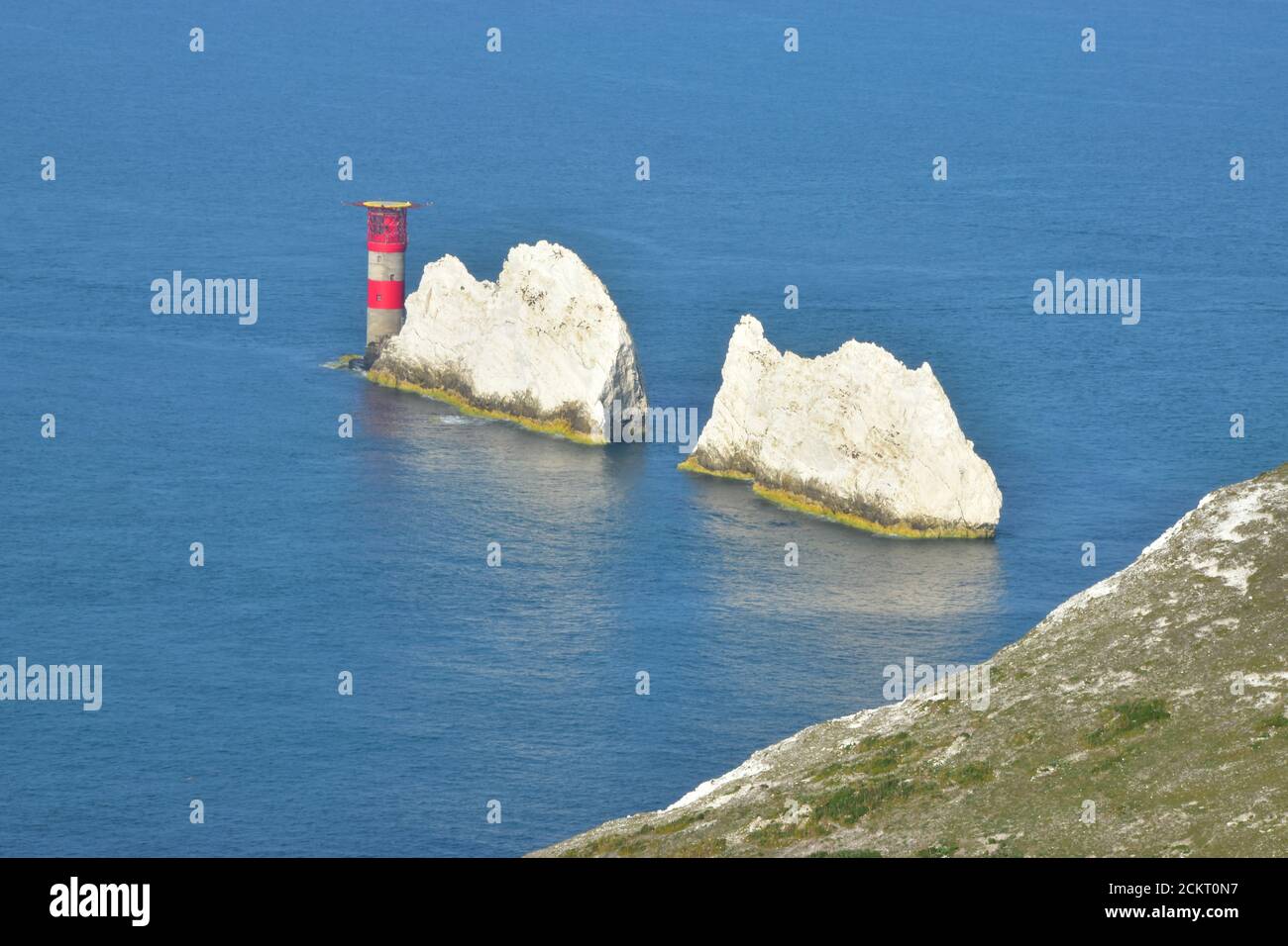 The Needles Lighthouse, Isle of Wight Stock Photo - Alamy
