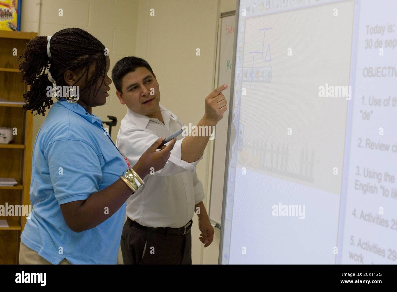 Hi tech school students laptop hi-res stock photography and images - Alamy