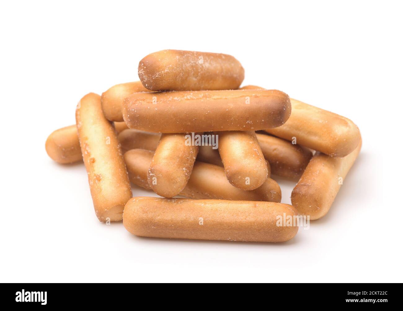 Pile of bread sticks isolated on white Stock Photo - Alamy