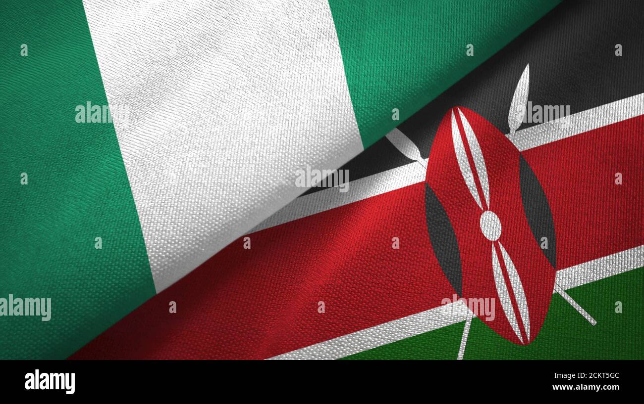 Nigeria kenya flag hi-res stock photography and images - Alamy