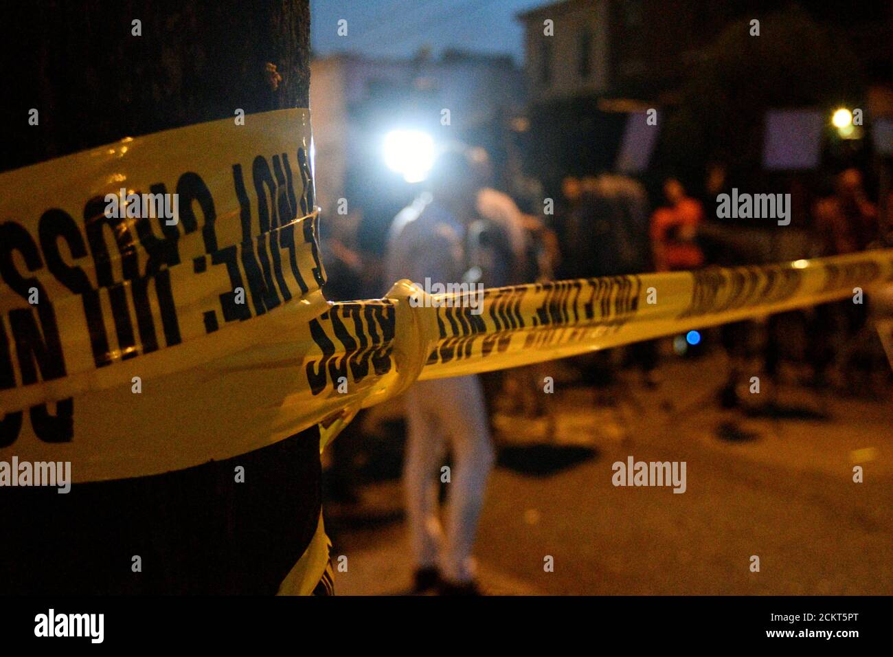 Philadelphia police crime tape hi-res stock photography and images - Alamy