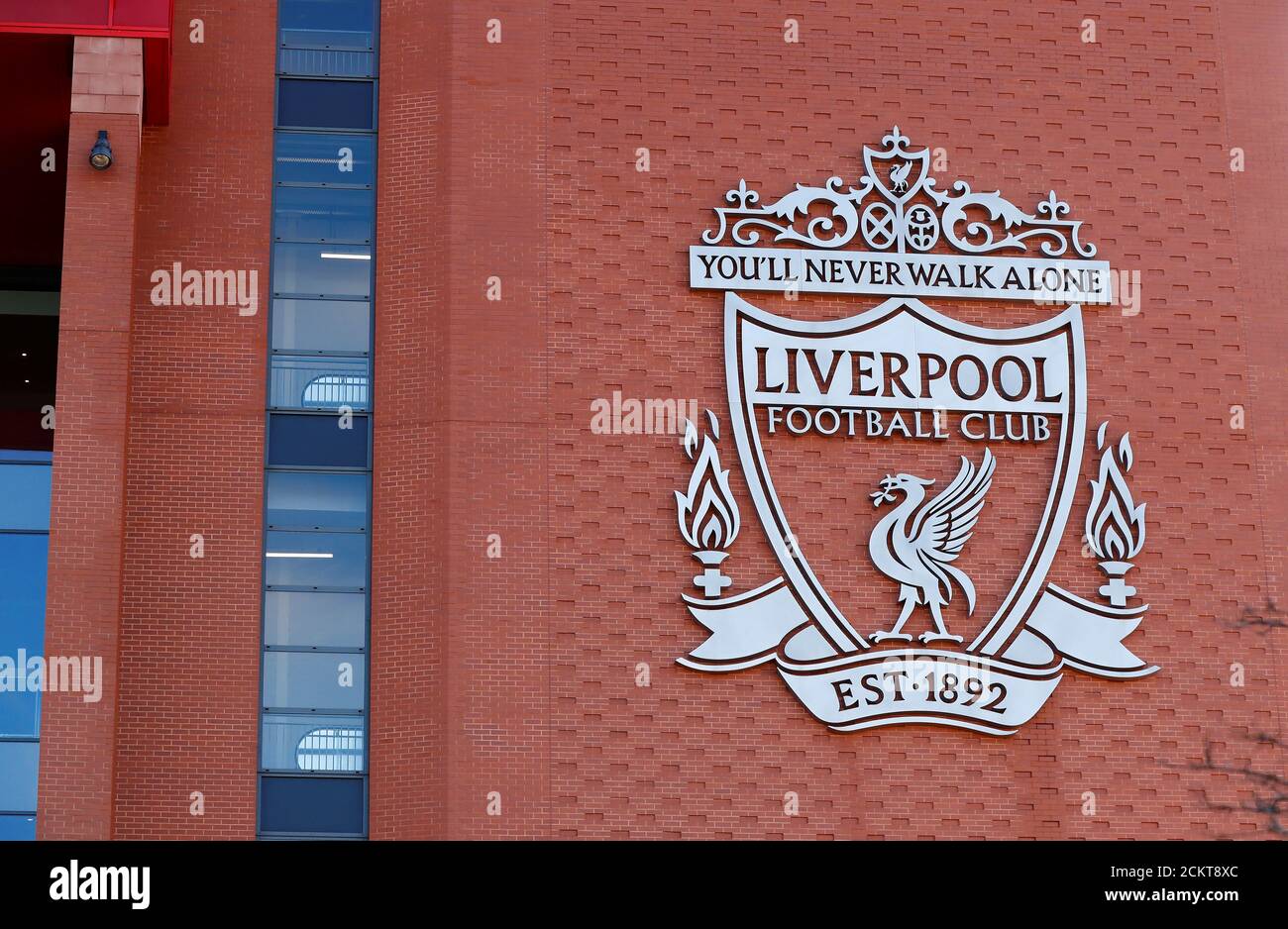 Liverpool logo anfield hi-res stock photography and images - Alamy
