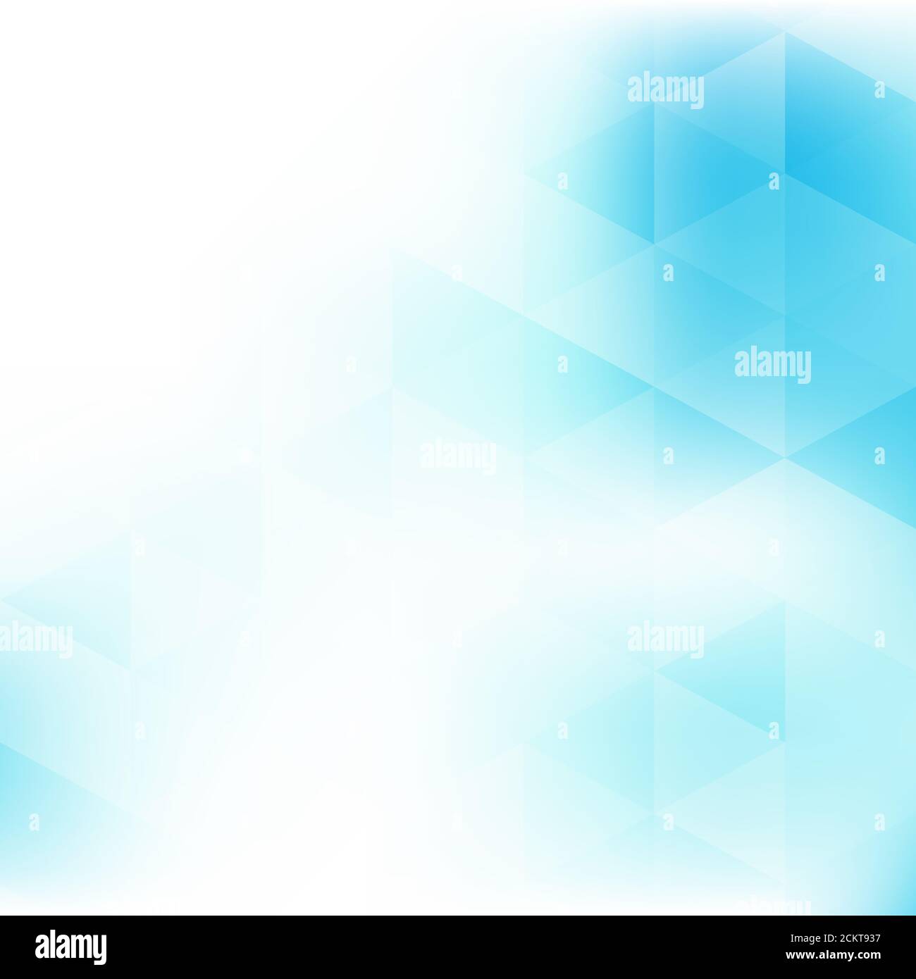 Abstract soft background with bright blue triangles on a white. Graphic ...